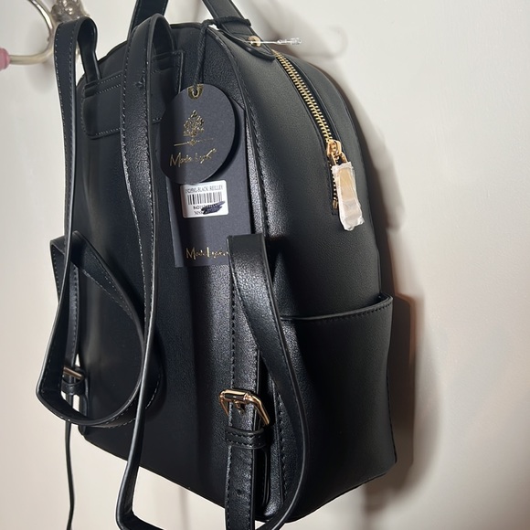 Moda Luxe | Bags | Moda Luxe Reilley Backpack Black Vegan Leather ...
